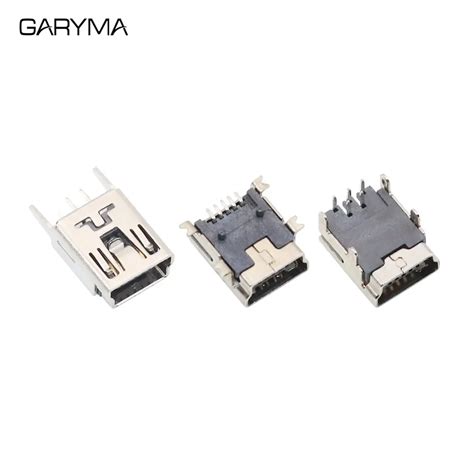미니 Usb 타입 B 5 핀 암 소켓 수직 수평 Dip Smt Smd 포트 잭 테일 커넥터 4 피트 단자 10 개 50 개
