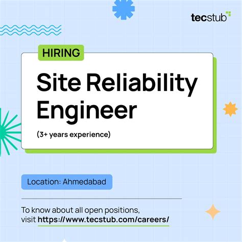tecstub on linkedin hiring jobs sitereliabilityengineer sre