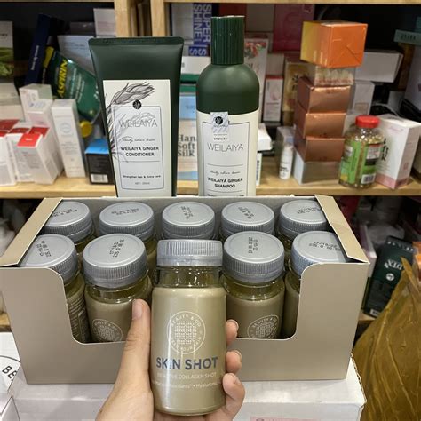 Giggle Skinhot Bioactive Collagen Shot Collagen Shot Box Of 10 Bottles Genuine Collagen Skin