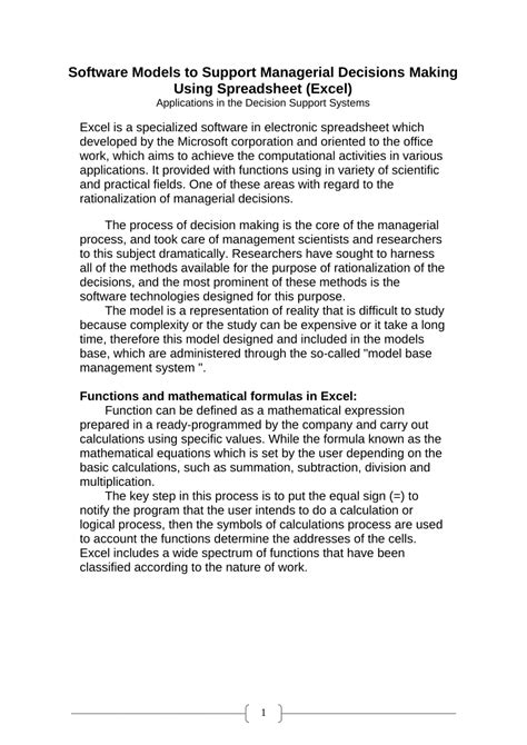 Pdf Dss Applications