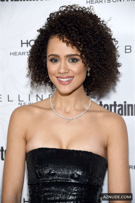 Nathalie Emmanuel Sexy At The Entertainment Weekly S Sag Awards Pre Party In Los Angeles Aznude
