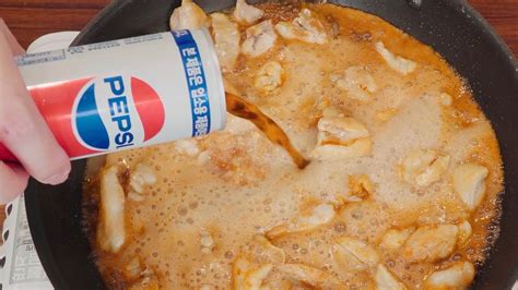 순살 닭고기에 콜라 한 캔 다 부었더니 Youtube