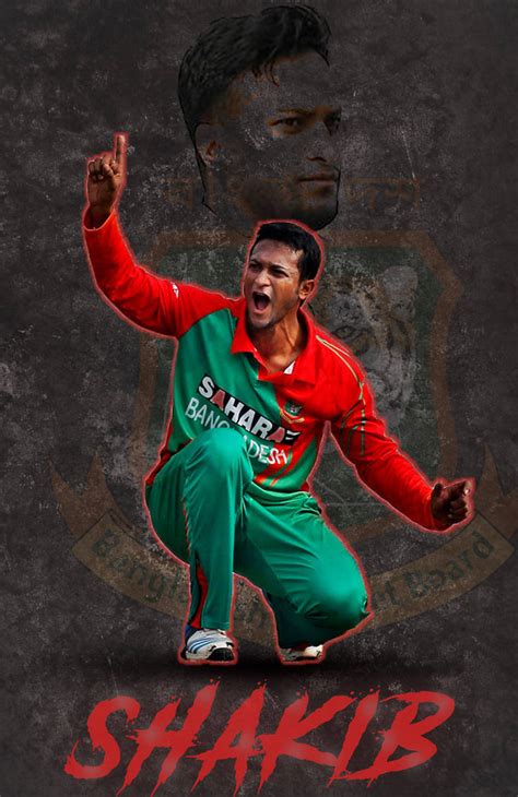 Shakib Al Hasan Kneeling
