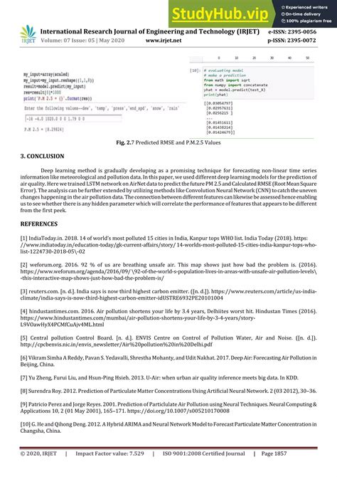 A Deep Learning Based Air Quality Prediction Pdf