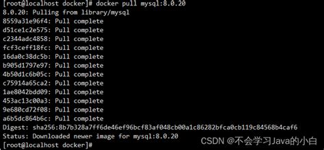 docker安装mysql8 docker 安装mysql8 csdn博客