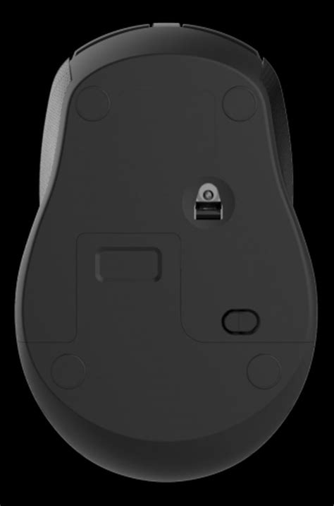 Deltaco Wireless Mouse Usb Receiver Rubber Coated Black