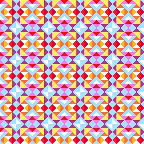 Premium Vector Triangle Geometric Pattern