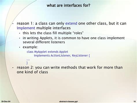 Abstract Classes And Interfaces Ppt Download