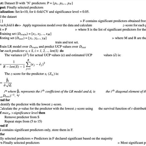 Methodology For Identifying Most Significant Predictors Download