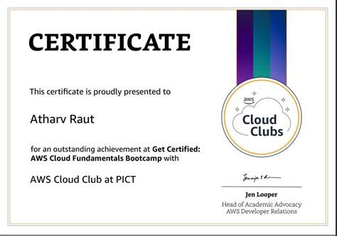 Atharv Raut On Linkedin Aws Awscloudclubpict Awsbootcamppict