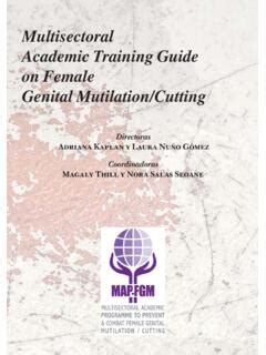 Multisectoral Academic Training Guide On Female Genital Multisectoral Academic Training