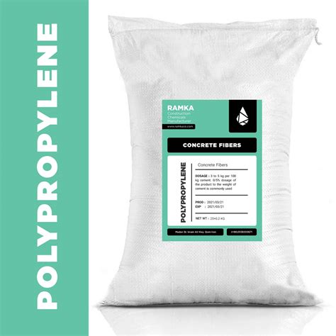 قیمت و خرید الیاف پلی پروپیلن Polypropylene صنایع شیمی ساختمان رامکا