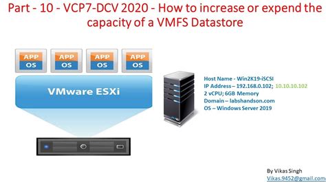 Part 10 Vcp7 Dcv 2020 How To Increase Or Expend The Capacity Of A Vmware Vmfs Datastore