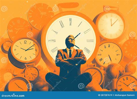 Mastering Time Management Boosting Productivity In Your Career Generative Ai Stock Illustration