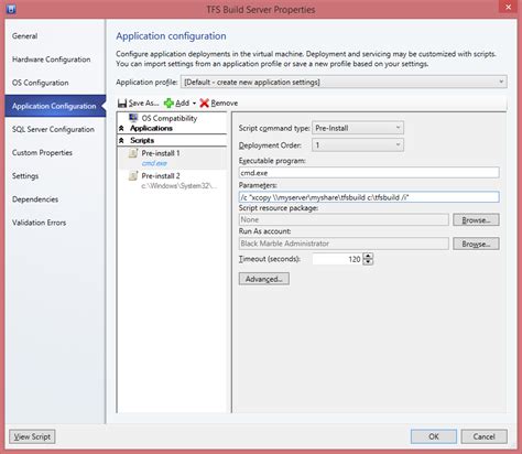 Automating Tfs Build Server Deployment With Scvmm And Powershell Black Marble