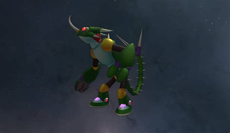 Mega Man X Sting Chameleon Fbx Vrchat Dl By Vile3d On Deviantart