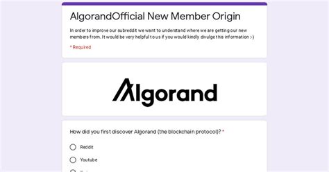 How Did You Discover R Algorandofficial Algorandofficial