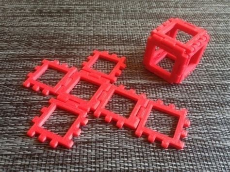 3d Printed Customizable Hinged Polyhedra By Mathgrrl Pinshape