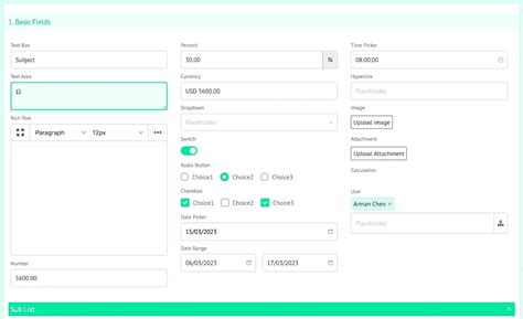Design System Yeeflow Templates