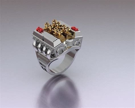 Engine Ring 3d Model 3d Printable Cgtrader