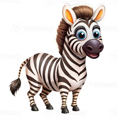 Funny Zebra Sticker 48343696 Png
