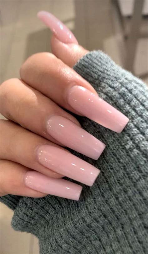 Save And Follow☆~ In 2024 Gel Nails Pink Nails Simple Nails