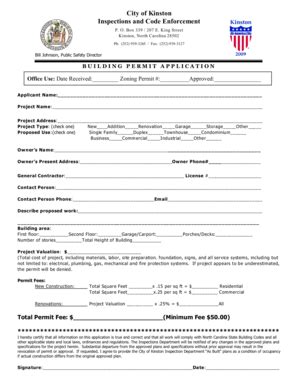 Fillable Online Inspections And Code Enforcement Fax Email Print PdfFiller