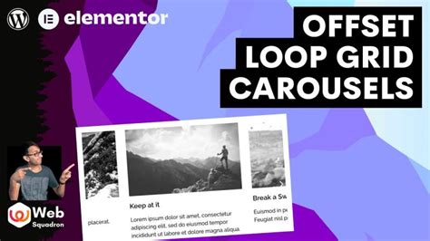 Imran Siddiq On Linkedin Offset Loop Carousel Loop Grid Posts And Products Elementor Wordpress