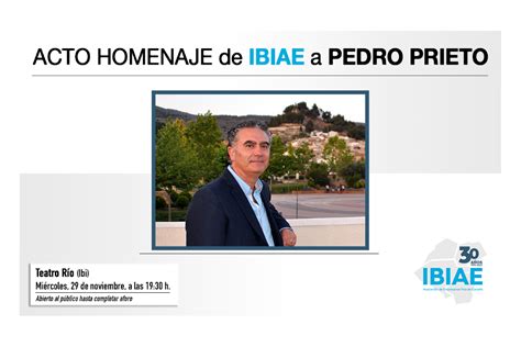 Homenaje A Pedro Prieto Ibiae