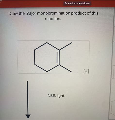 Solved Draw The Major Monobromination Product Of This