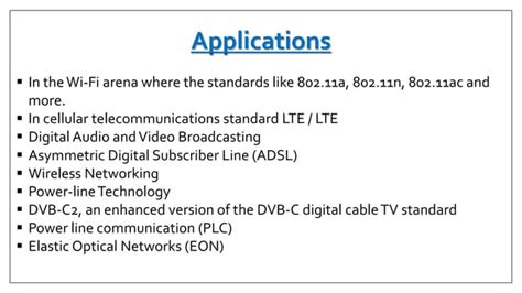 Orthogonal Frequency Division Multiplexing Ofdm Pptx
