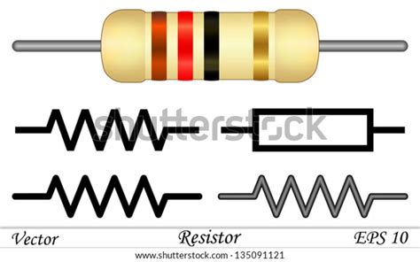 Resistor Stock Vector Royalty Free 135091121 Shutterstock