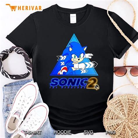 Sonic 2 Sonic Running Sonic The Hedgehog Movie Holofes Movie T