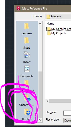 How To Attach A File In Autocad Xref Stored In The Web Autodesk
