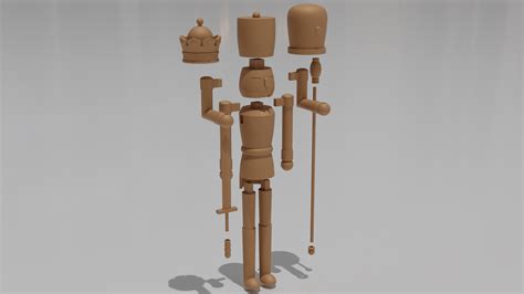 Stl File Nutcracker Modular 🎄・model To Download And 3d Print・cults
