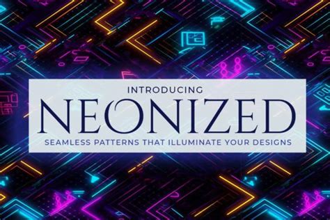 Neonized Seamless Neon Patterns Graphic By Pixelperfectpatterns