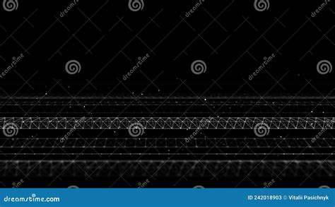 Dynamic Flow Of Digital Particles Network Connection Structure Big
