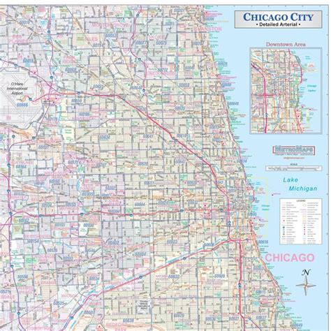 Chicago Map Etsy