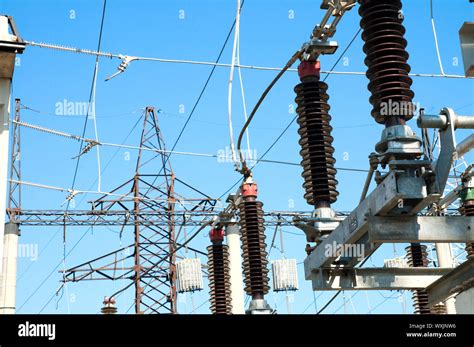 High Voltage Switch Stock Photo Alamy
