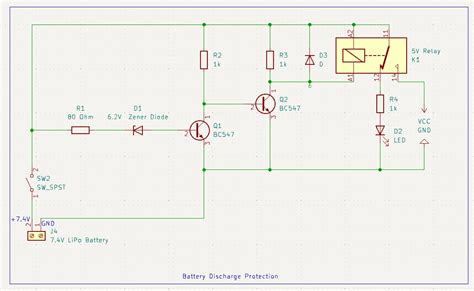 Battery Discharge Protection Circuit Rbatteries