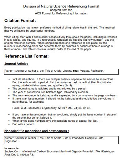 29 Acs Citation Example In Pdf Examples