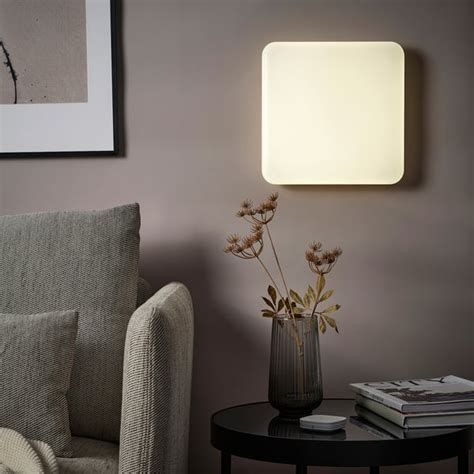 JetstrÖm Led Wall Light Panel Smart Dimmablewired In Colour And White