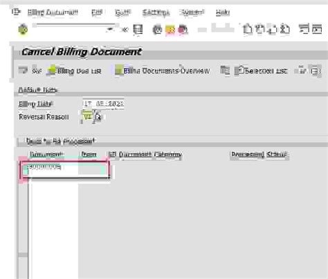 T Code VF11 Cancel Billing Document T Code VF11 Cancel Billing Document