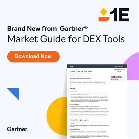 1e On Linkedin 2023 Gartner® Market Guide For Dex Tools