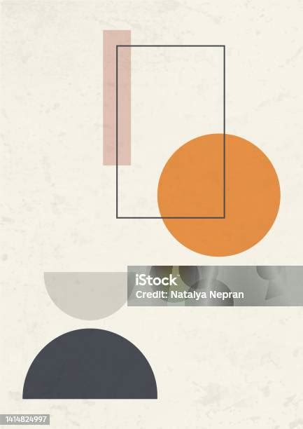 미니멀리스트 추상적 인 균형 잡힌 요소 포스터 현대 일러스트 레이 션 0명에 대한 스톡 벡터 아트 및 기타 이미지 0명 A4 용지 개념 Istock
