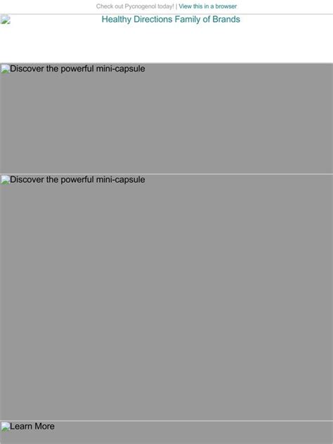 Healthy Directions What If A Tiny Pill Could Help You Feel And Live