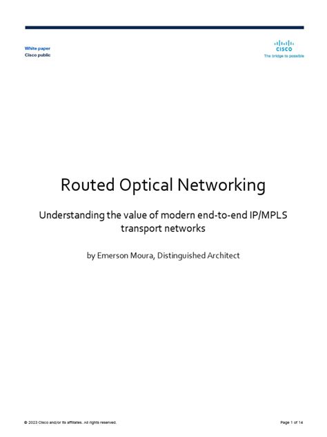 Routed Optical Networking Wp Pdf