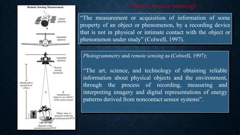 Concepts Of Remote Sensing Process And Stages Of Remote Sensing Remote Sensing Platforms