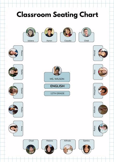 Customize 85 Classroom Seating Charts Templates Online Canva