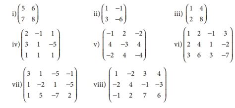 Exercise Rank Of A Matrix Problem Questions With Answer Solution